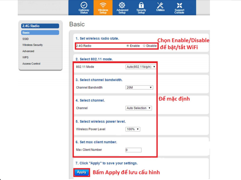 Hướng dẫn cấu hình đổi tên và pass wifi Modem Gpon-G97D2 – Trang Chủ ...